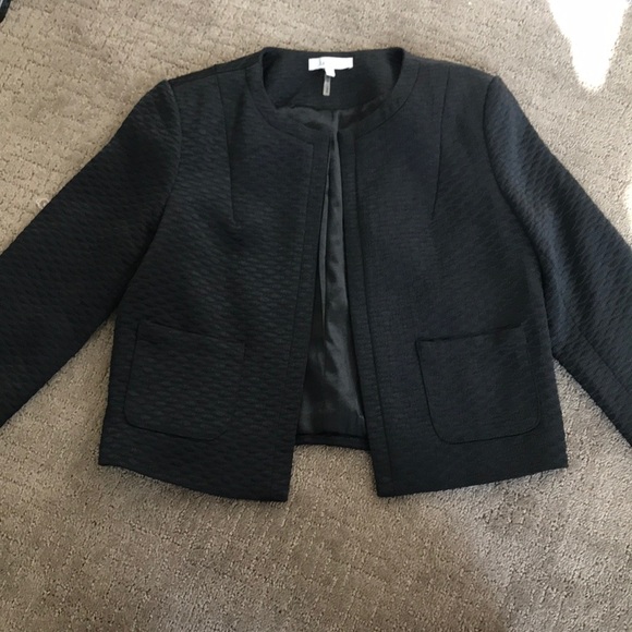 Lucy Paris | Jackets & Coats | Lucy Paris Black Cropped Jacket | Poshmark